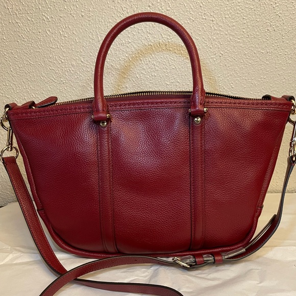 Coach | Bags | Coach 3754m Central Satchel Crossbody In Pebble Leather ...